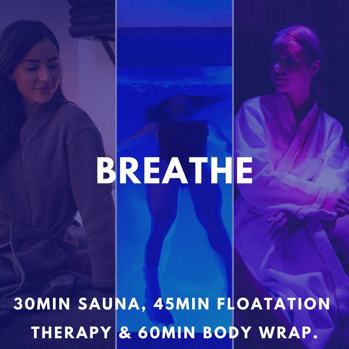 Breathe Package – Blue Lagoon Float and Spa